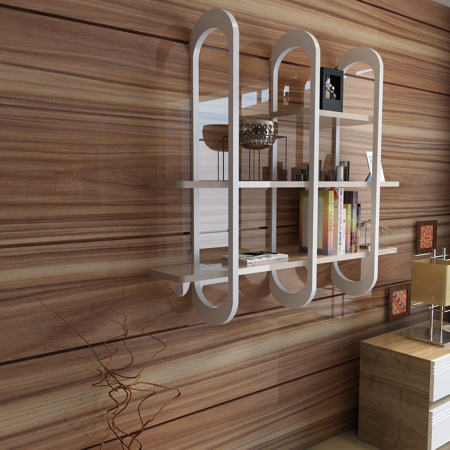 East Urban Home Sylvania 3 Piece Cubby Shelf with Adjustable Shelves ...