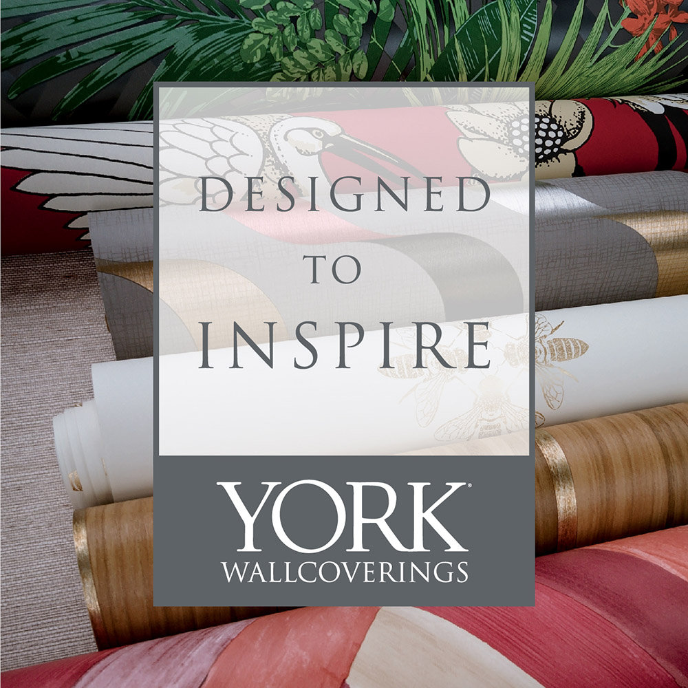 York Wallcoverings Tailored Patent Pending 33' L x 20.5" W Wallpaper ...