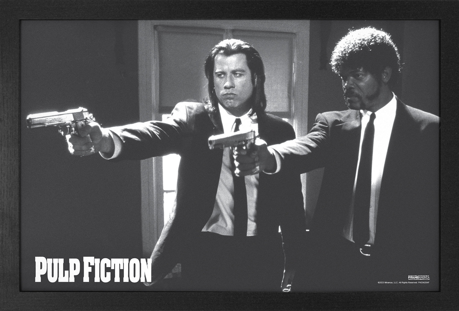 Trinx Pulp Fiction - The Hitmen 11x17 Gel-Coat Framed Print | Wayfair