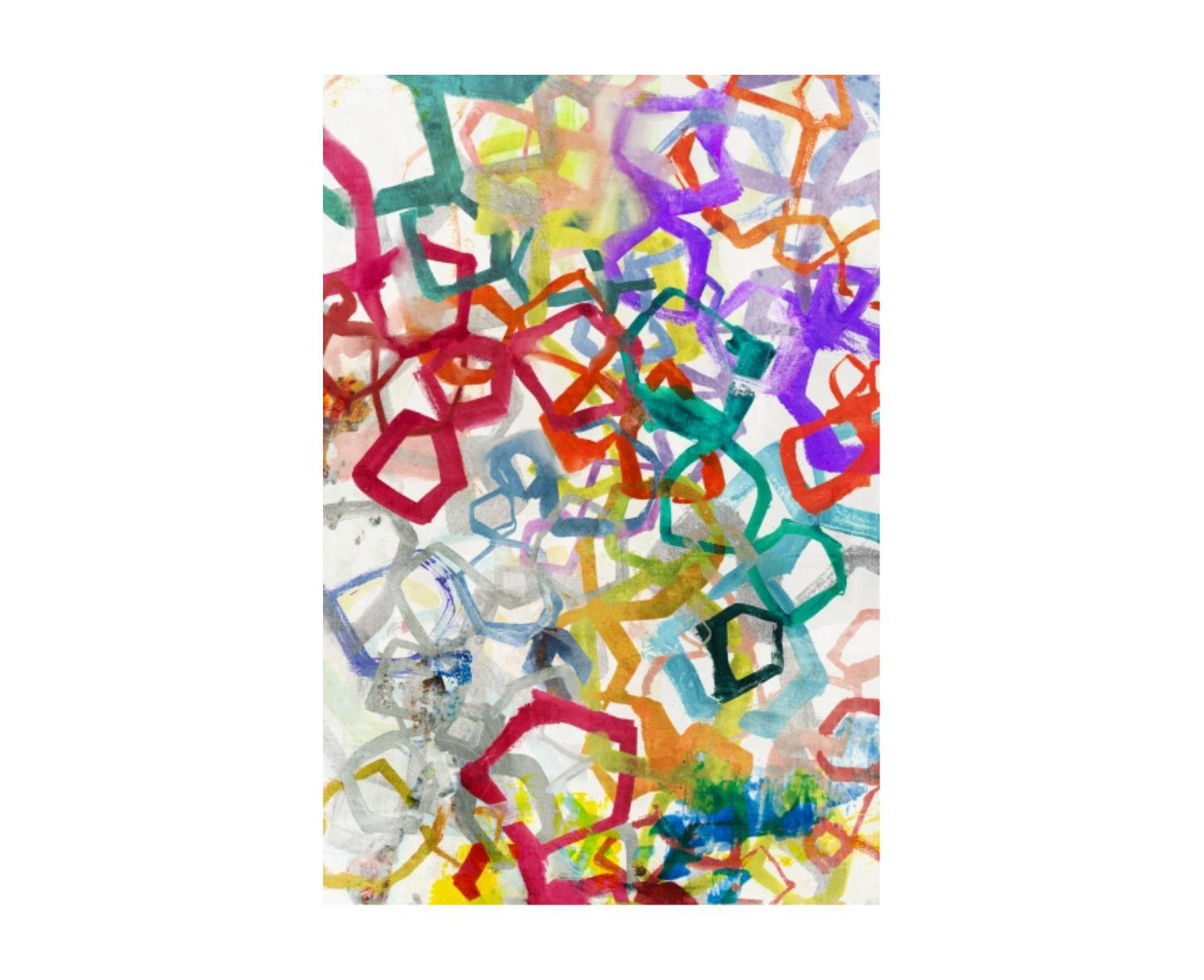 Chelsea Art Studio Entangled Circle by Emma Brooks - Wrapped Canvas ...