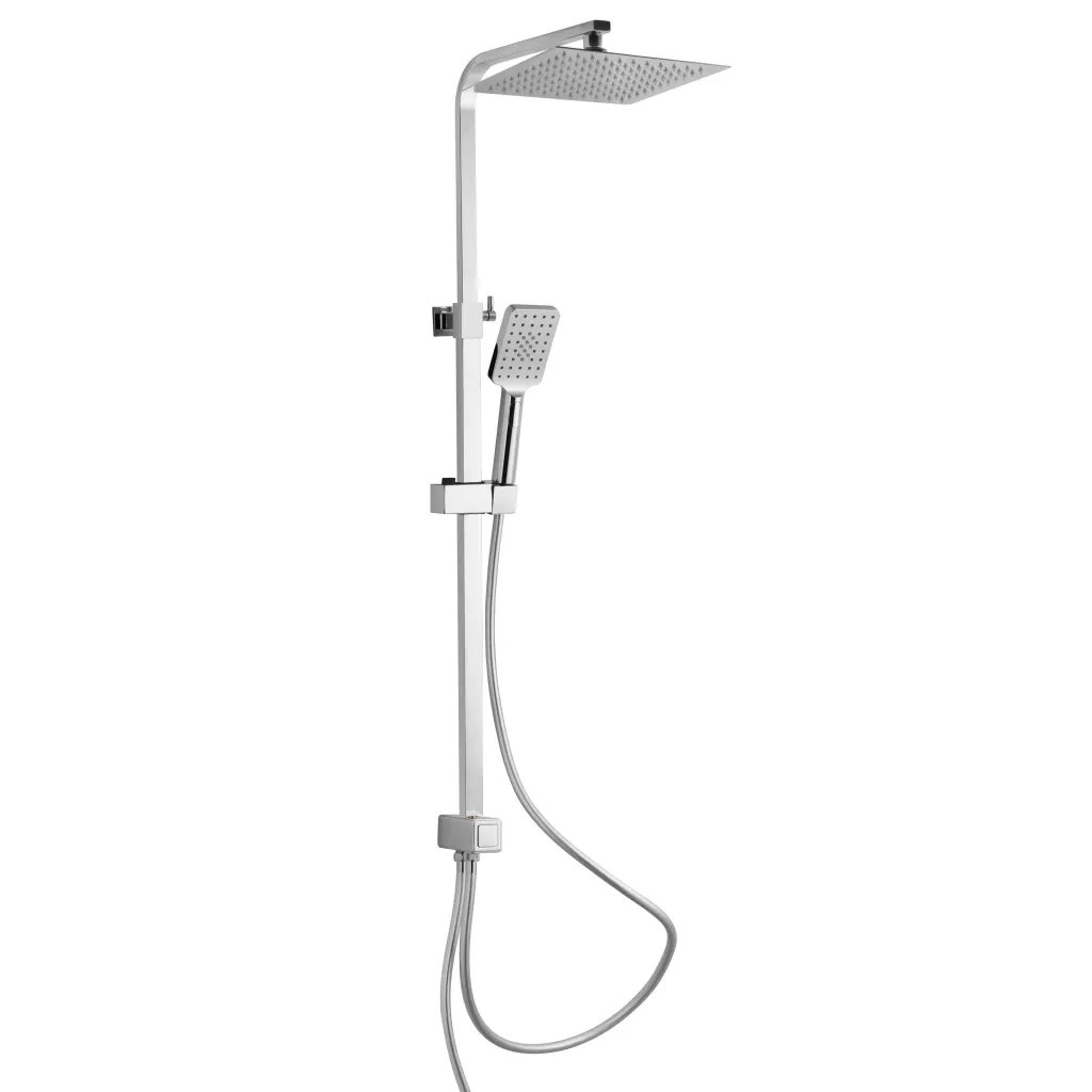 Belfry Bathroom Schütte Overhead Shower Set Silver Rain Chrome ...