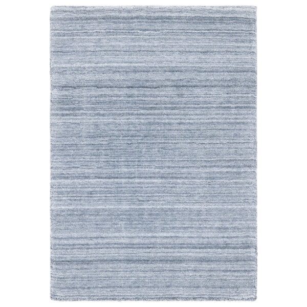Highland Dunes Arikara Hand Loomed Performance Solid Color Rug ...