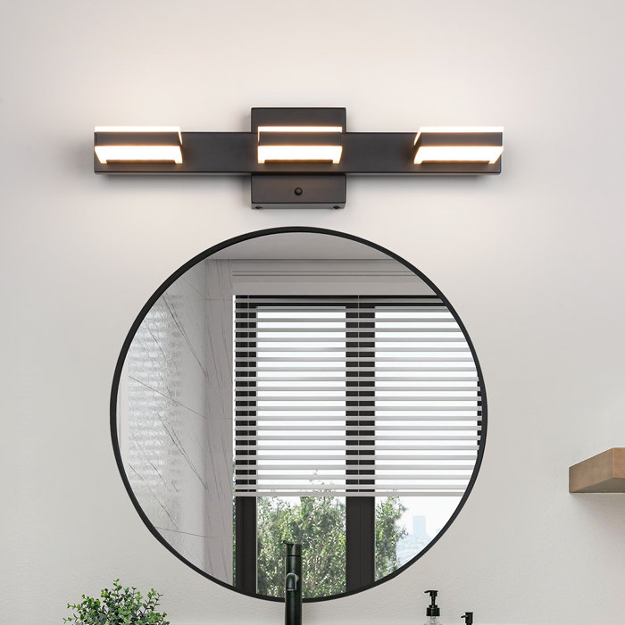 Ebern Designs Charnessa Dimmable LED Vanity Light 3000K/4000K/5000K CCT ...