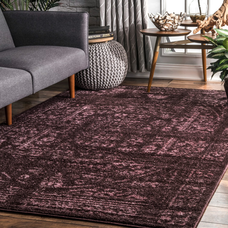 Bungalow Rose Latisha Traditional Performance Burgundy Rug & Reviews ...