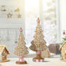 Astoria Grand 11" Resin Icing Gingerbread Trees Set of 2 | Wayfair