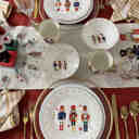 House of Hampton® Titanium Gold Plated Stainless Steel Flatware Set, 20 ...