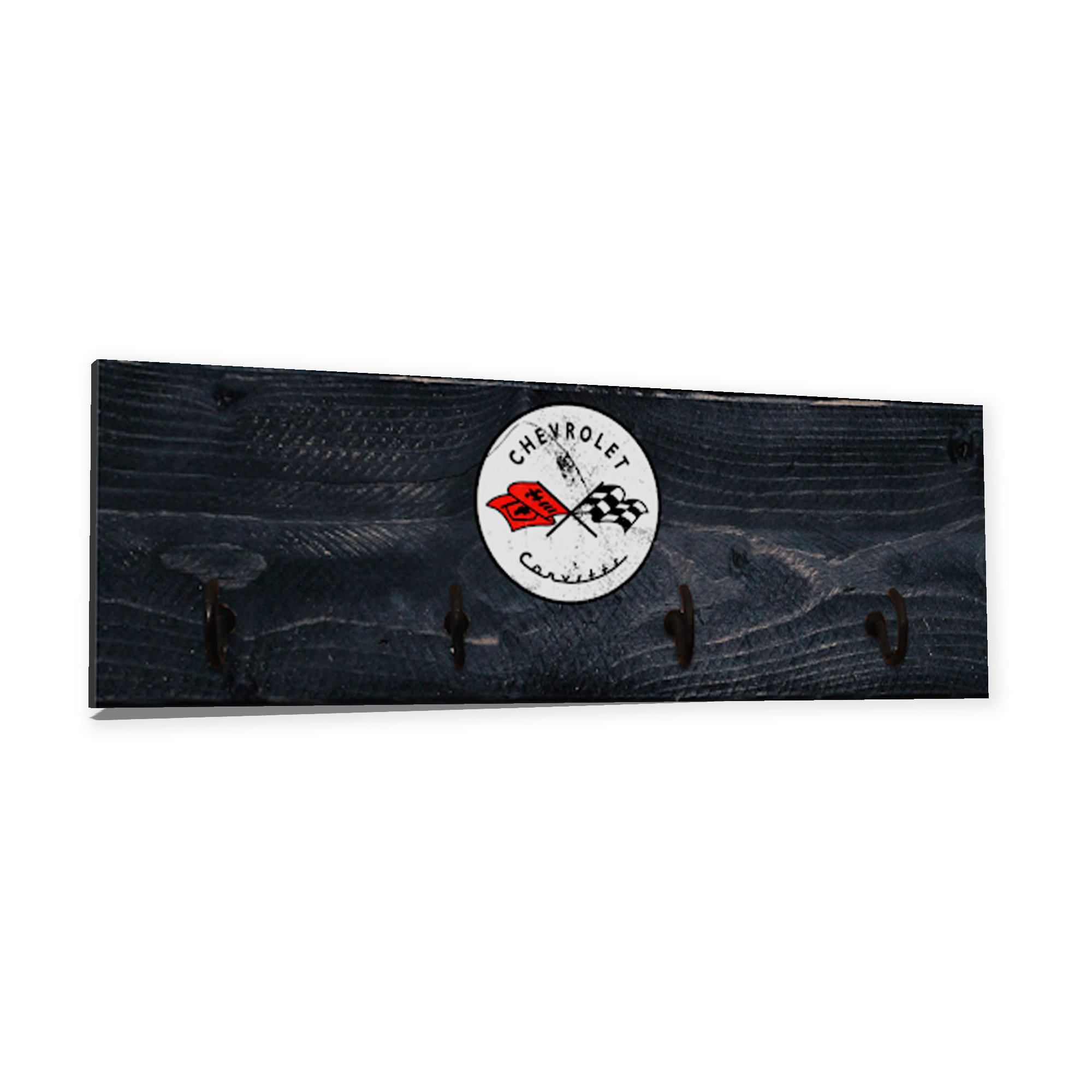 Second Story Collection Corvette C1 Key Rack On Metal Print | Wayfair