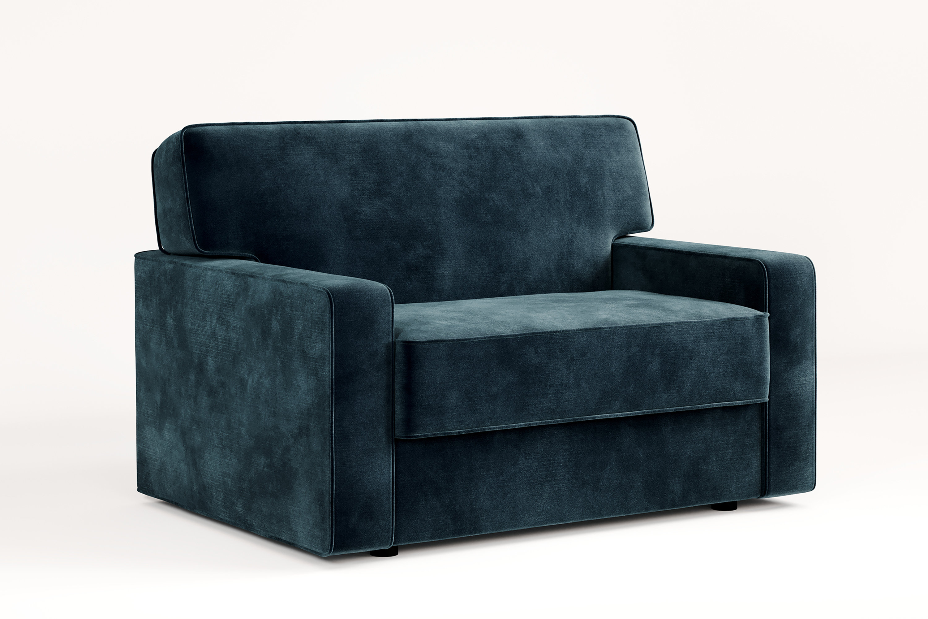 Jay-Be® Linea Snuggler Sofa Bed with e-Sprung™ Mattress - Luxe Velvet ...