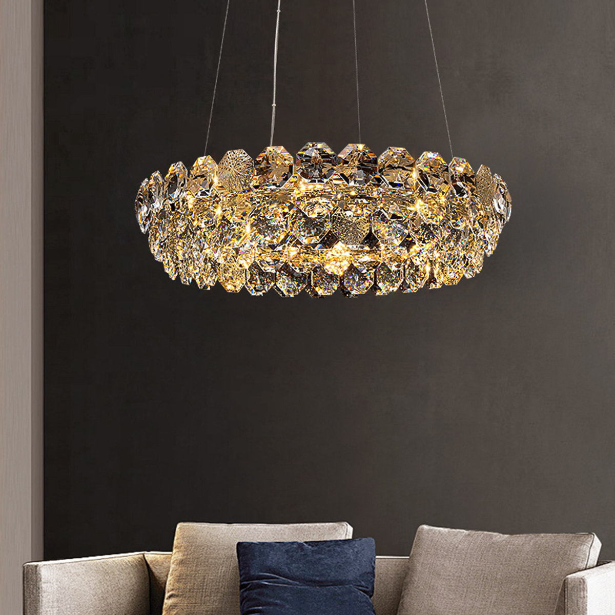Everly Quinn light sources Modern Light Luxury Crystal Chandelier | Wayfair
