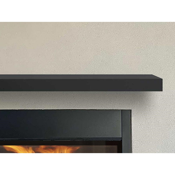Latitude Run® Kenzay Metal Stainless Steel Mantel Shelf - 2.5 Inch ...