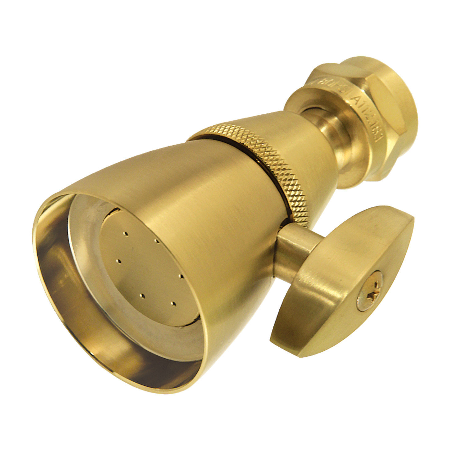 Kingston Brass Shower Scape 1-3/4-Inch Round Adjustable Jet Spray Brass ...