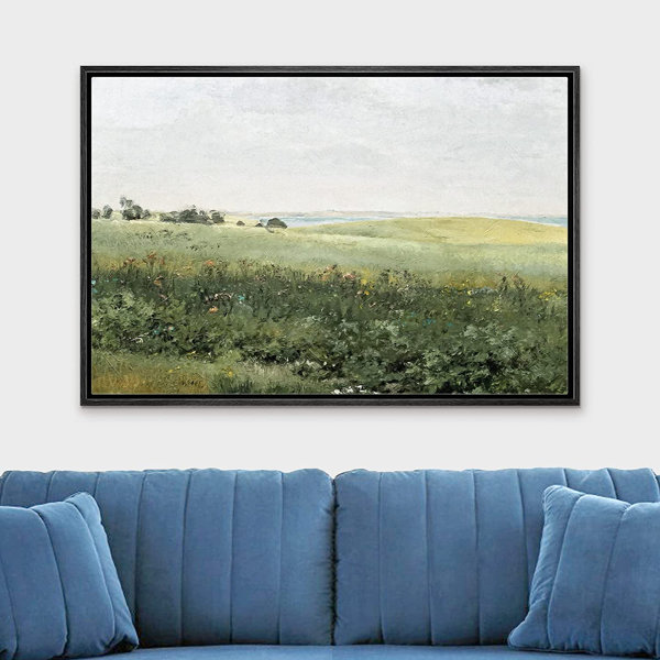 SIGNLEADER Green Meadow Hillside Wildflowers Field Nature Landscape ...