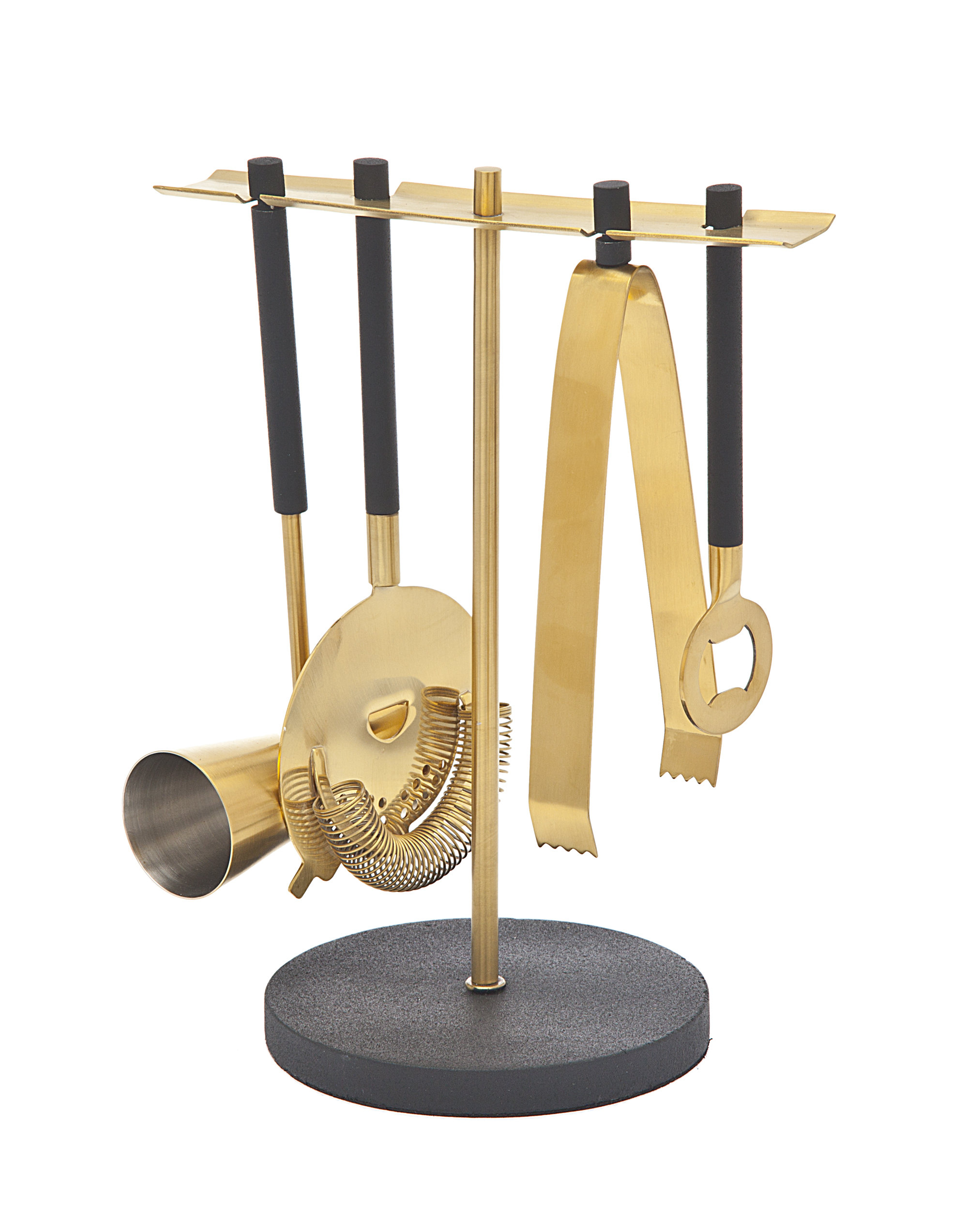 Godinger Silver Art Co Ensemble d'outils de bar 5 pièces Chelsea ...