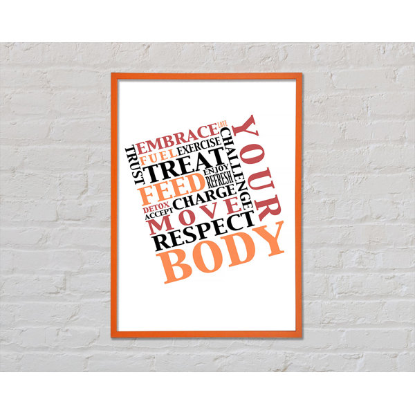Happy Larry Respect Your Body - Print | Wayfair.co.uk