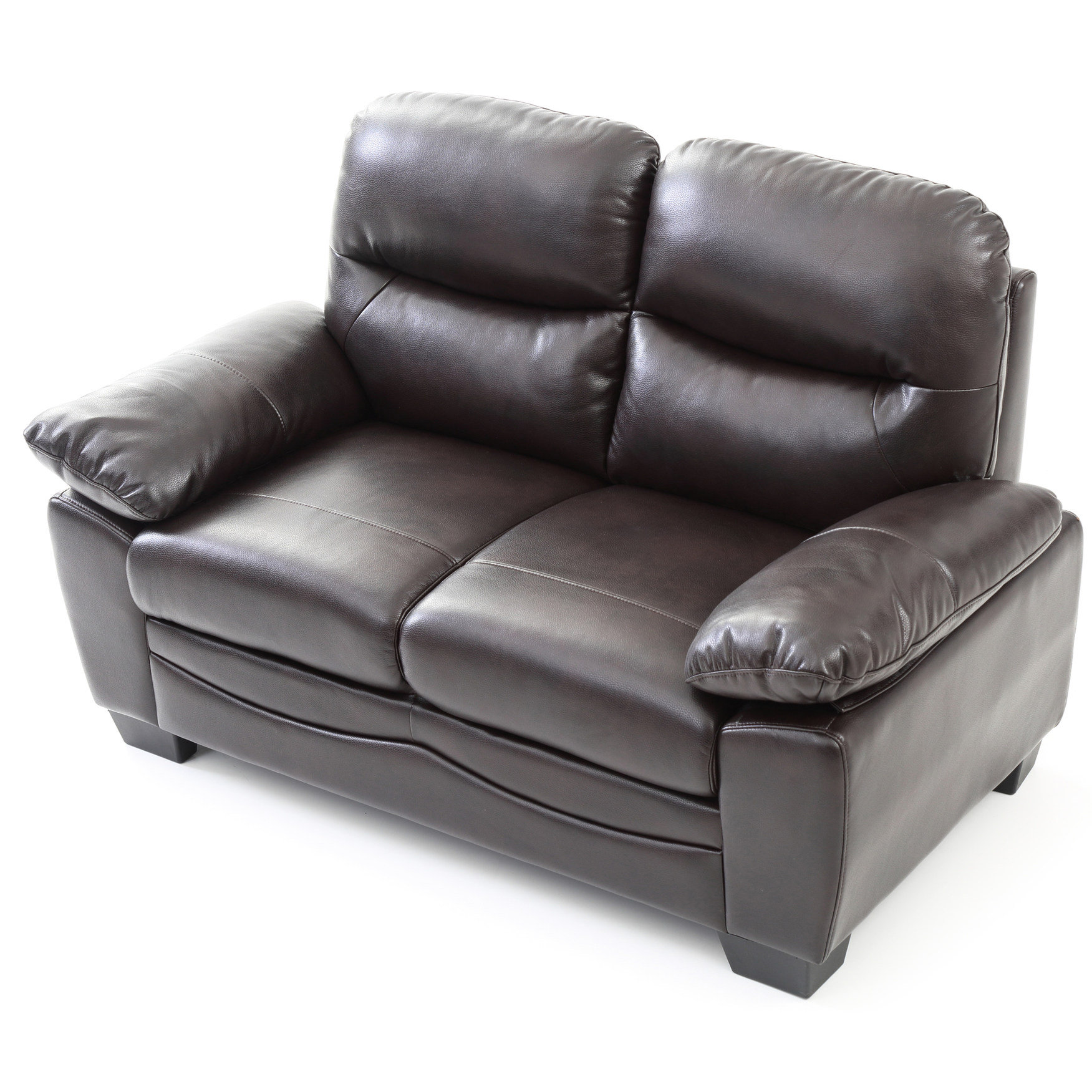 Latitude Run® Dark Brown Foam Filled , G674-l, Pu Leather Frame, 35" H ...