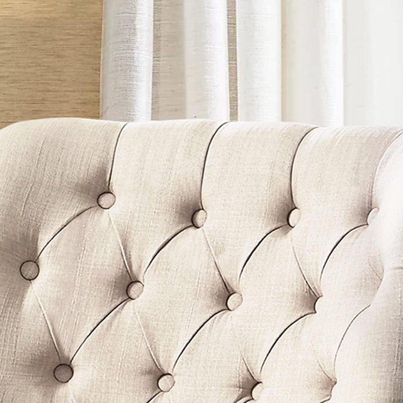 Lark Manor™ Mid-Century Modern Tufted Accent Chair Upholstered Lounge ...