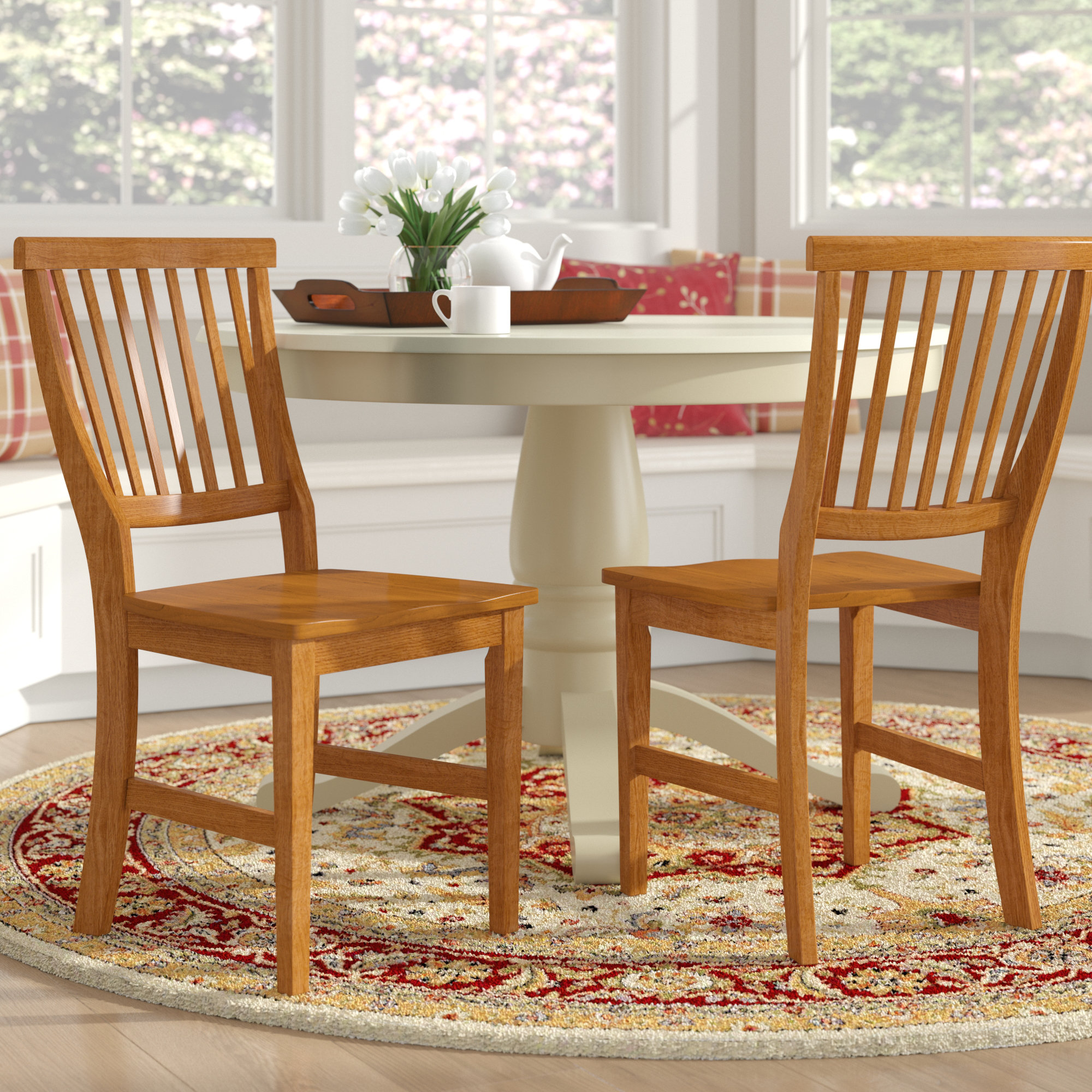 Lark Manor™ Almendra Solid Wood Dining Chair & Reviews | Wayfair