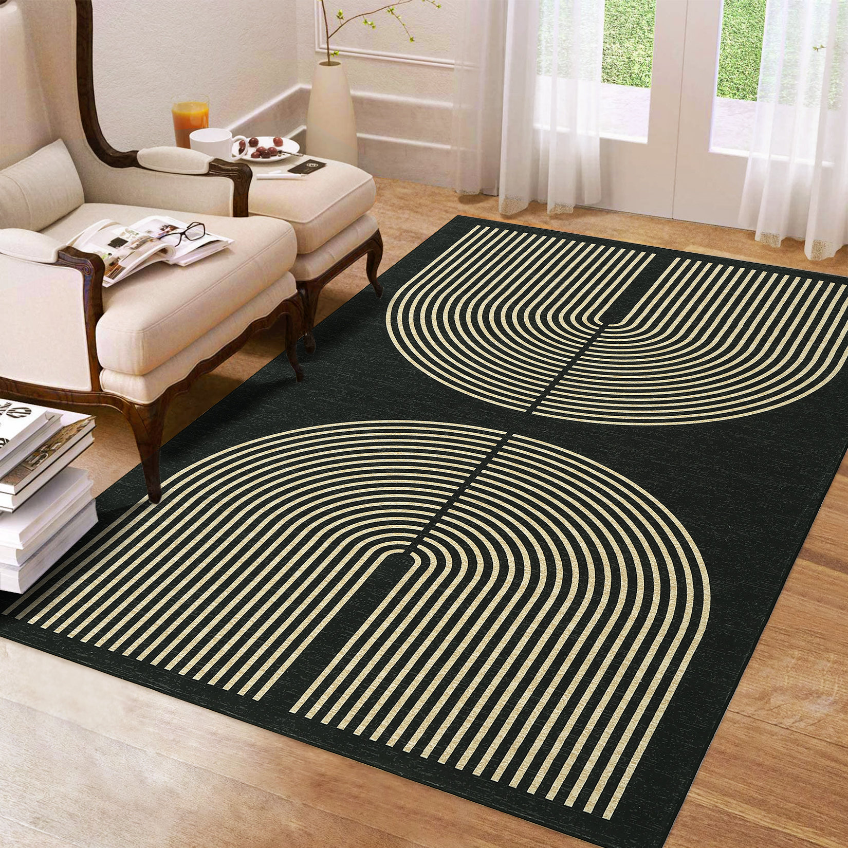 George Oliver Modern Geometric Rug | Wayfair