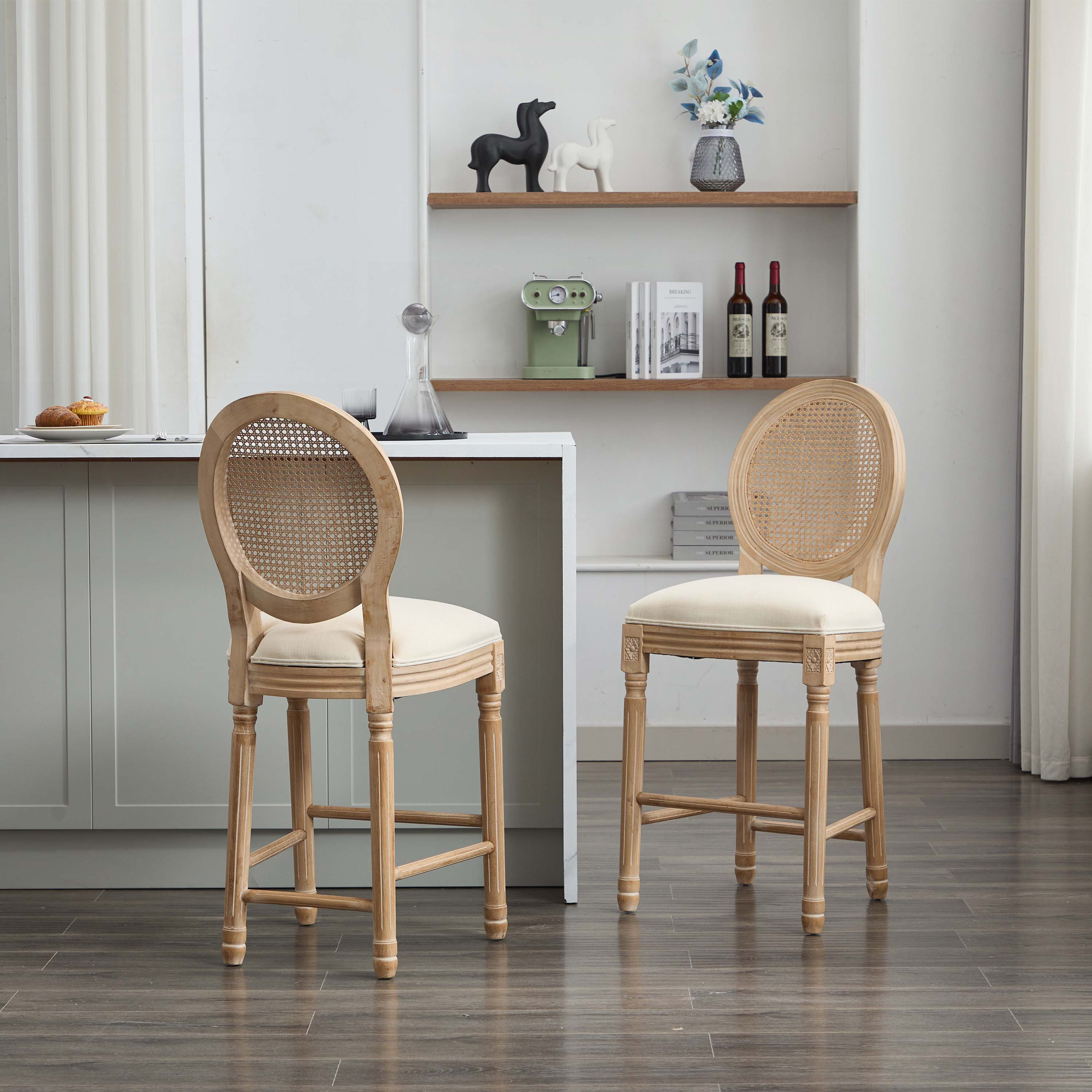 Canora Grey Solid Wood Bar stools - Wayfair Canada