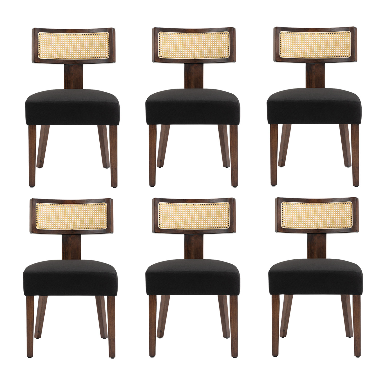 Bayou Breeze Carrew Fabric Side Chair Dining Chair & Reviews | Wayfair