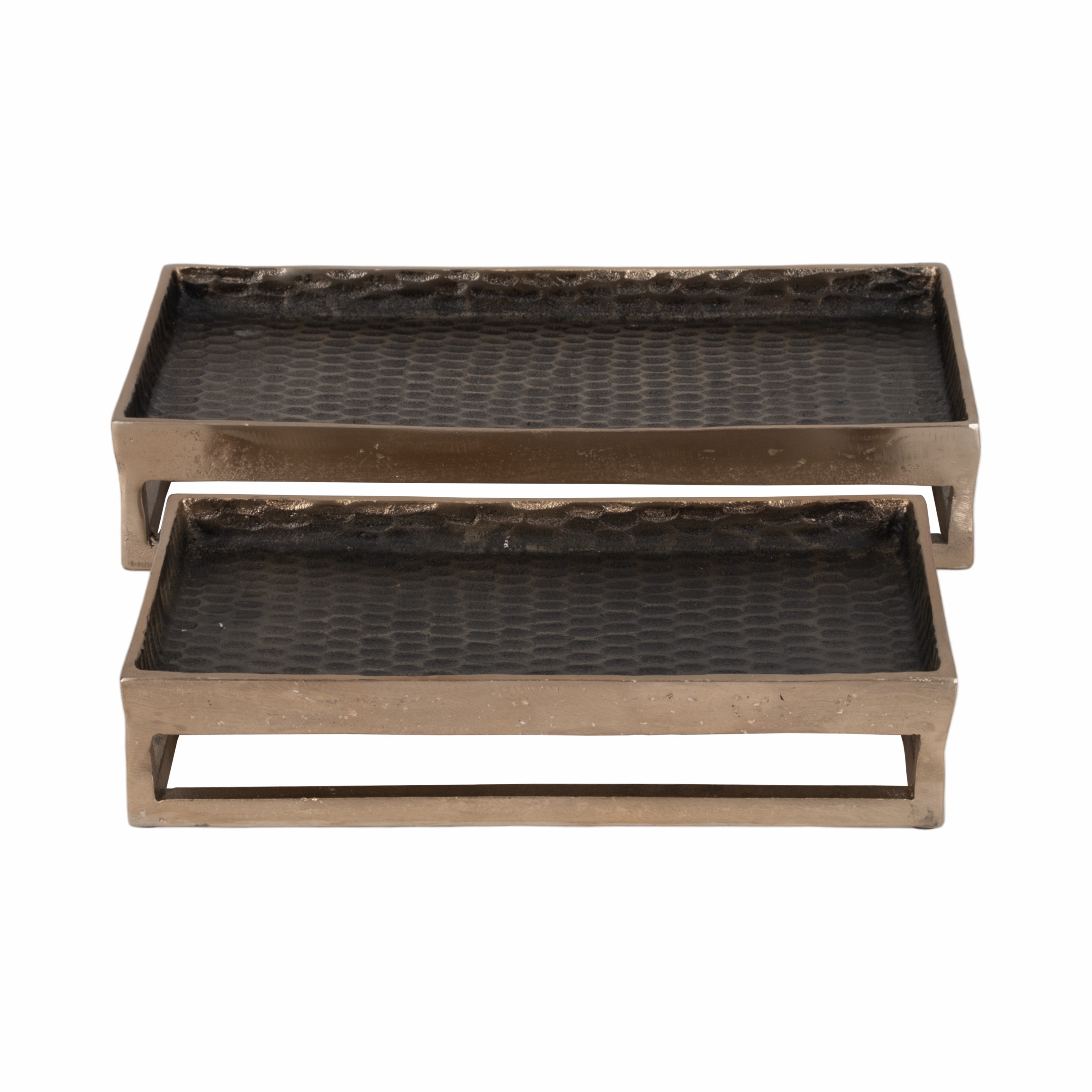 Birch Lane™ Arlis Elevate Your Space with Sagebrook Elegant Metal Trays ...