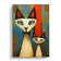 Marlow Home Co. Siamese Cat Dadaism No.2 - No Frame Art Prints ...