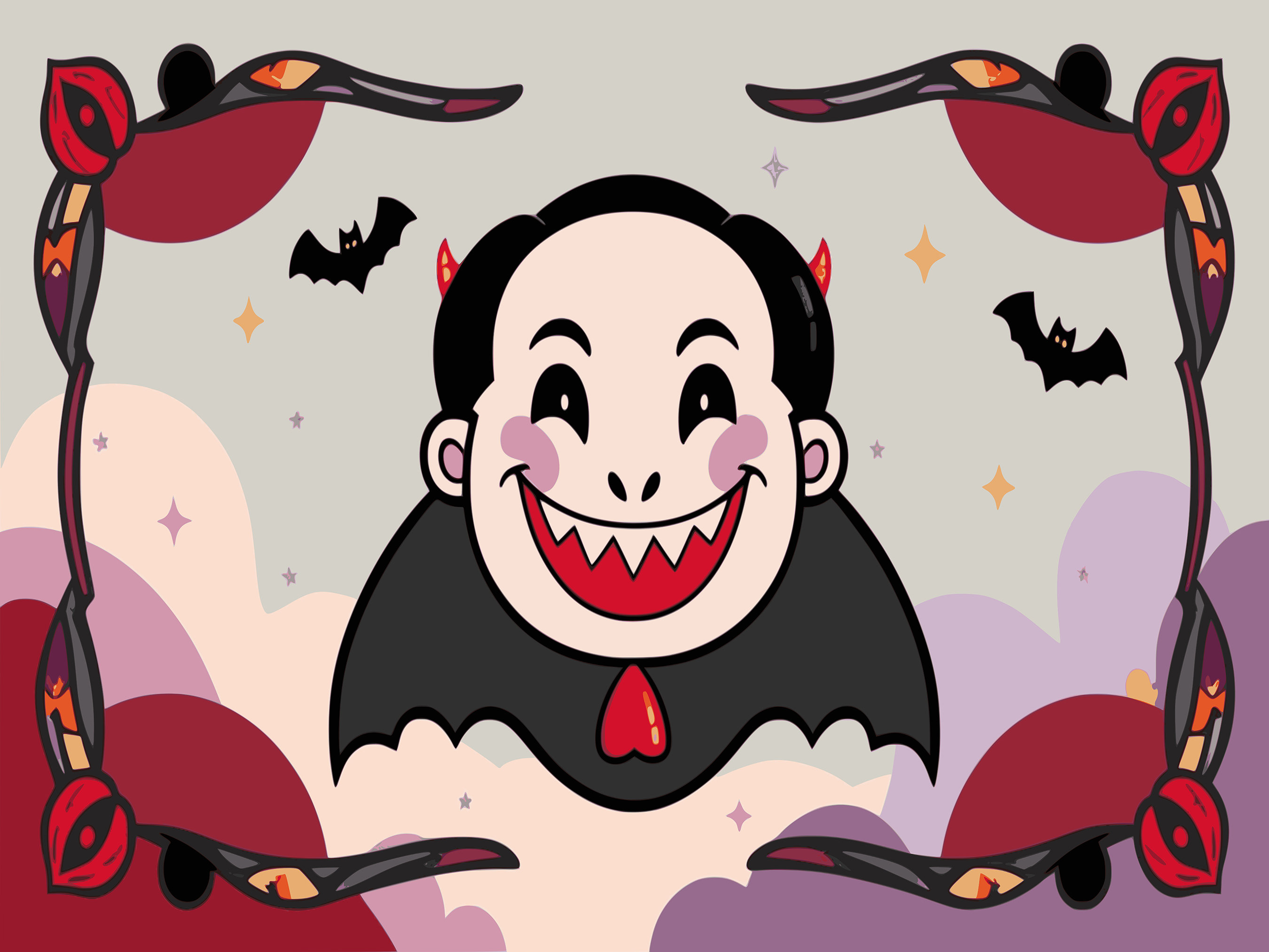The Holiday Aisle® Khason Washable Halloween Fall Season Holiday Rug ...