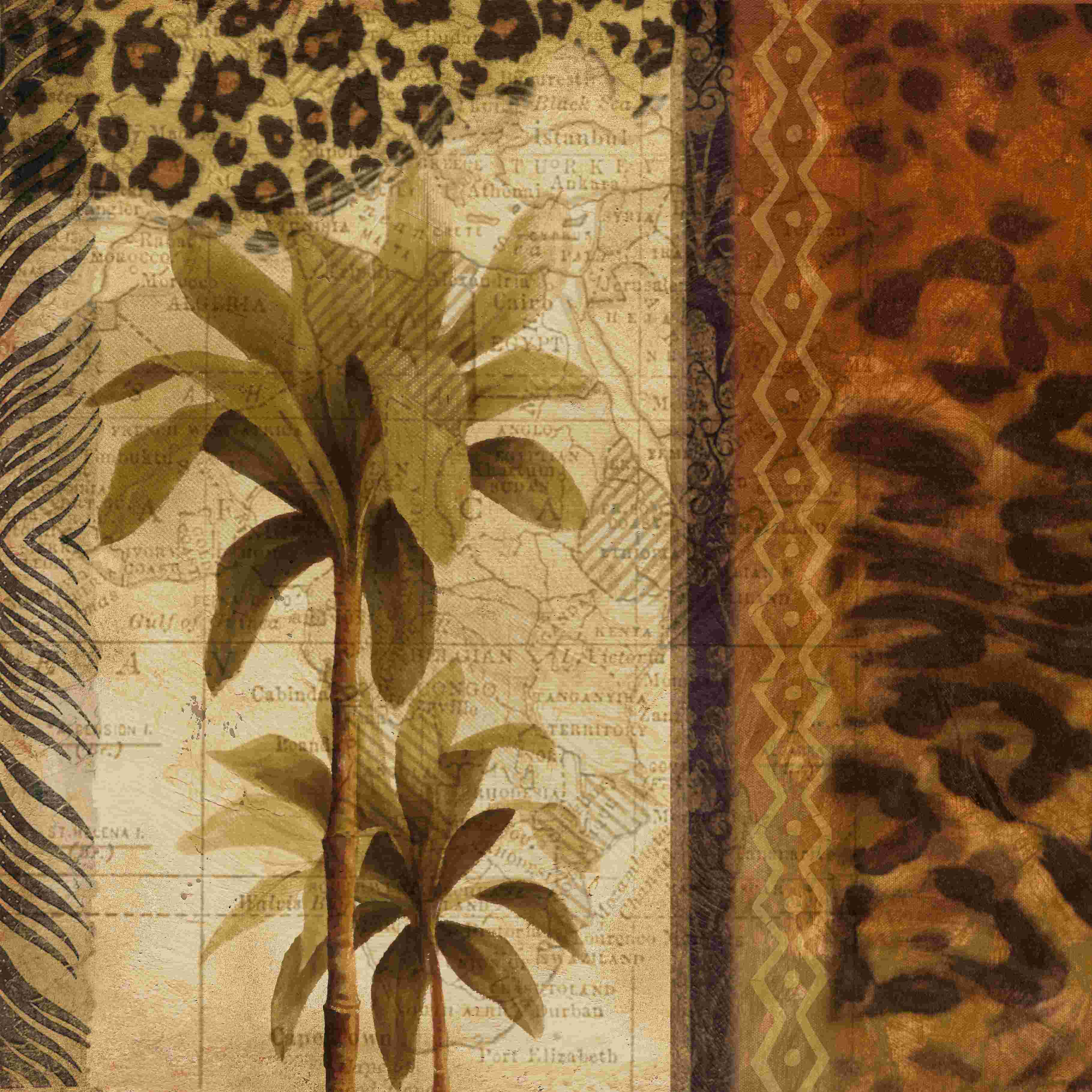 Breakwater Bay African Palm Tree - Wrapped Canvas Graphic Art | Wayfair