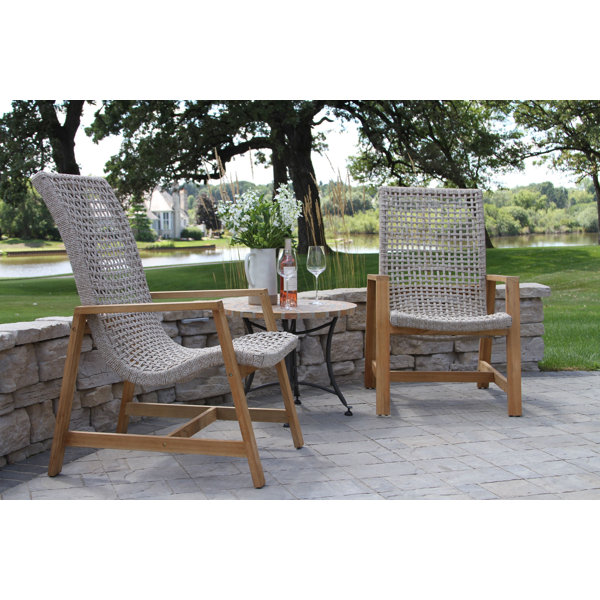 Birch Lane Ensemble de conversation de terrasse 3 pièces Demetri et ...