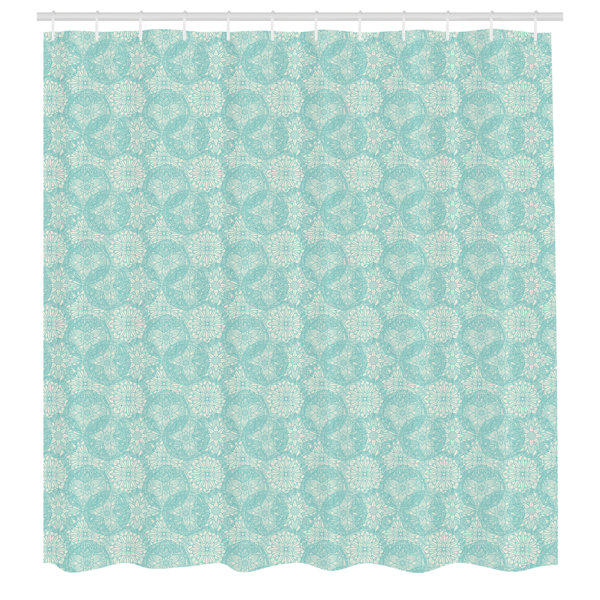 Bungalow Rose Achsah Floral Shower Curtain with Hooks Included | Wayfair