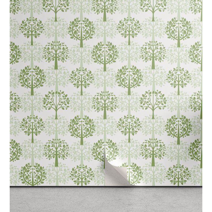 Winston Porter Jacqualyn Peel & Stick Geometric Roll | Wayfair