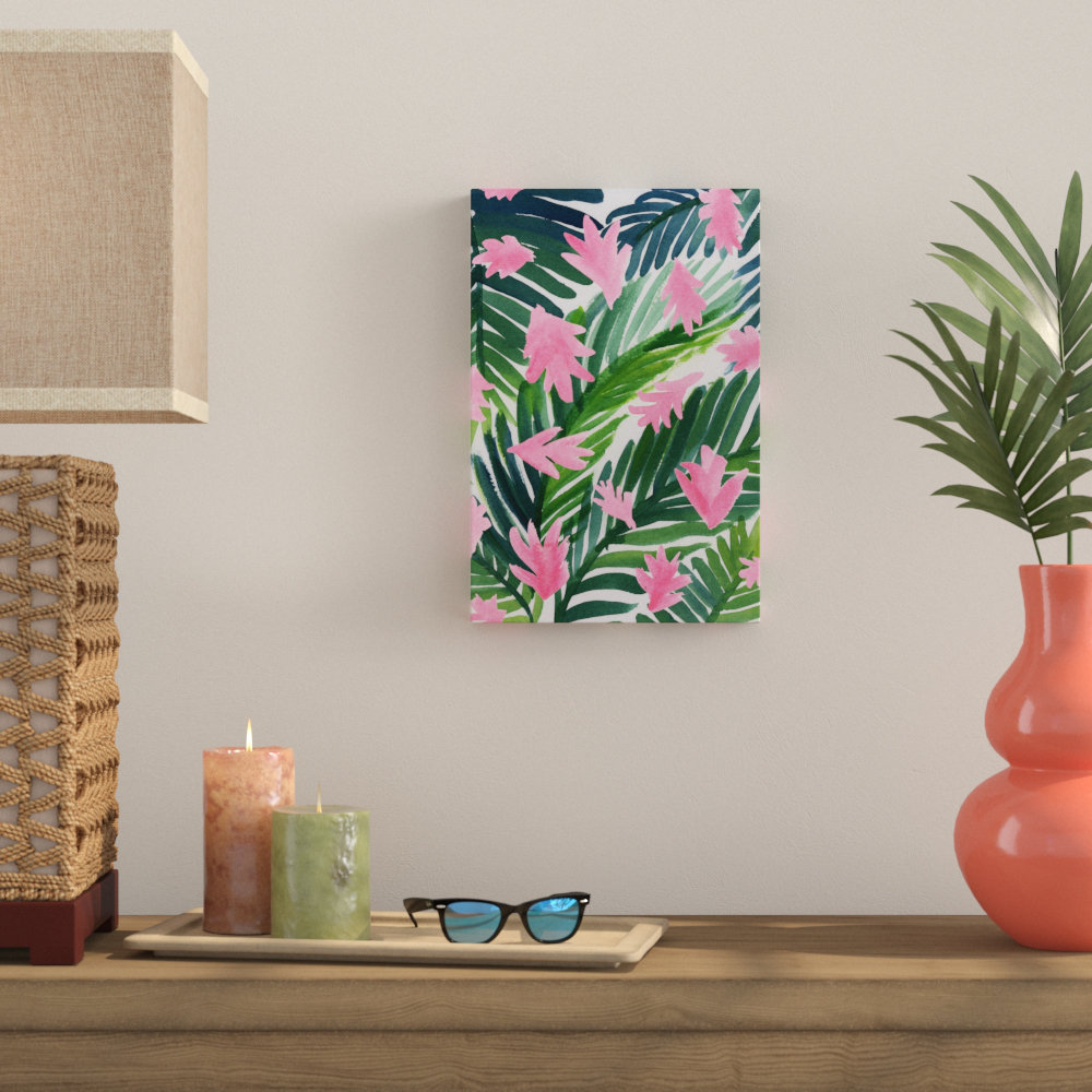 Bay Isle Home™ 'Pink Palm' Print | Wayfair