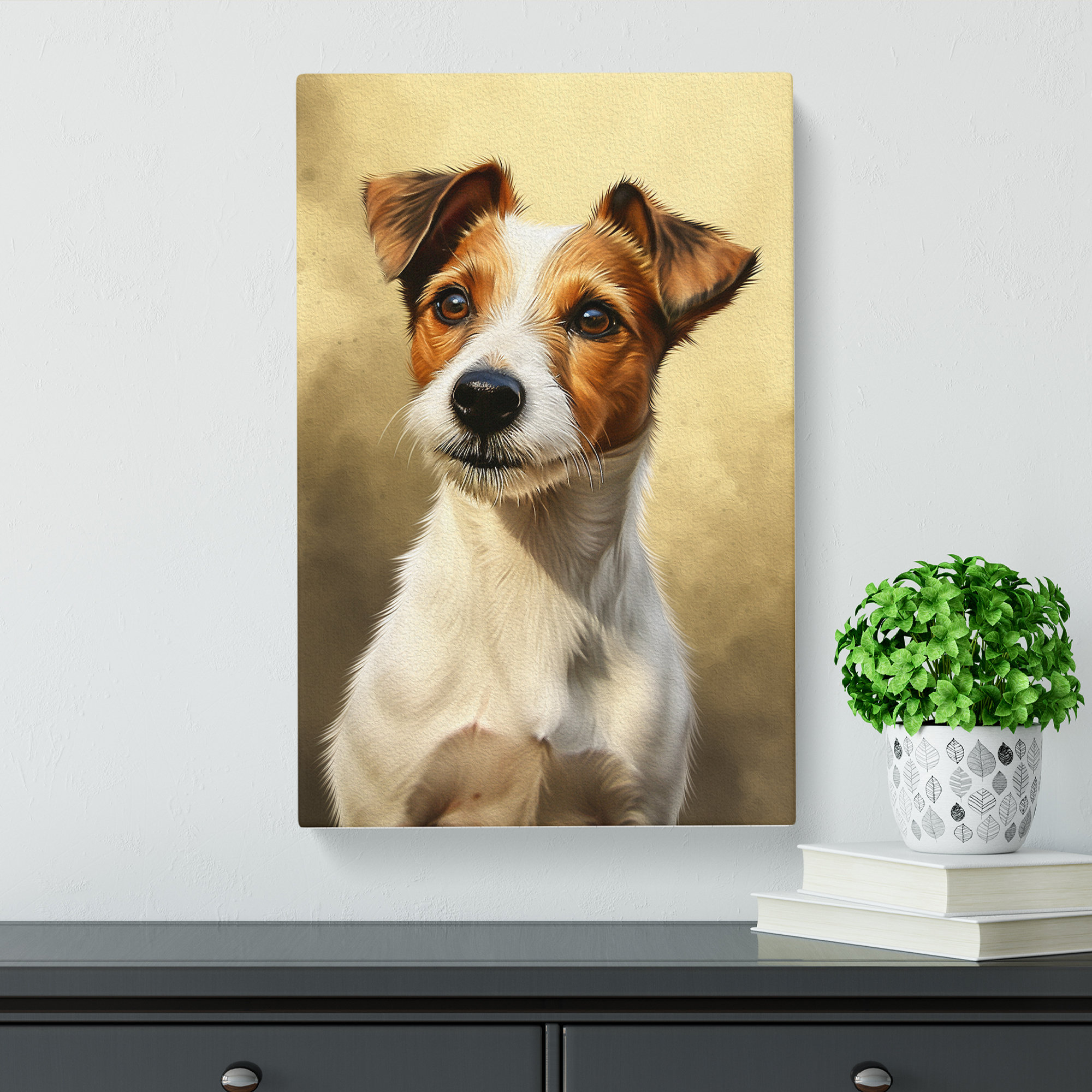 Marlow Home Co. Jack Russell Realism - Print | Wayfair.co.uk
