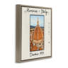 Latitude Run® Florence Italy Travel View Floating Frame, design by Val ...