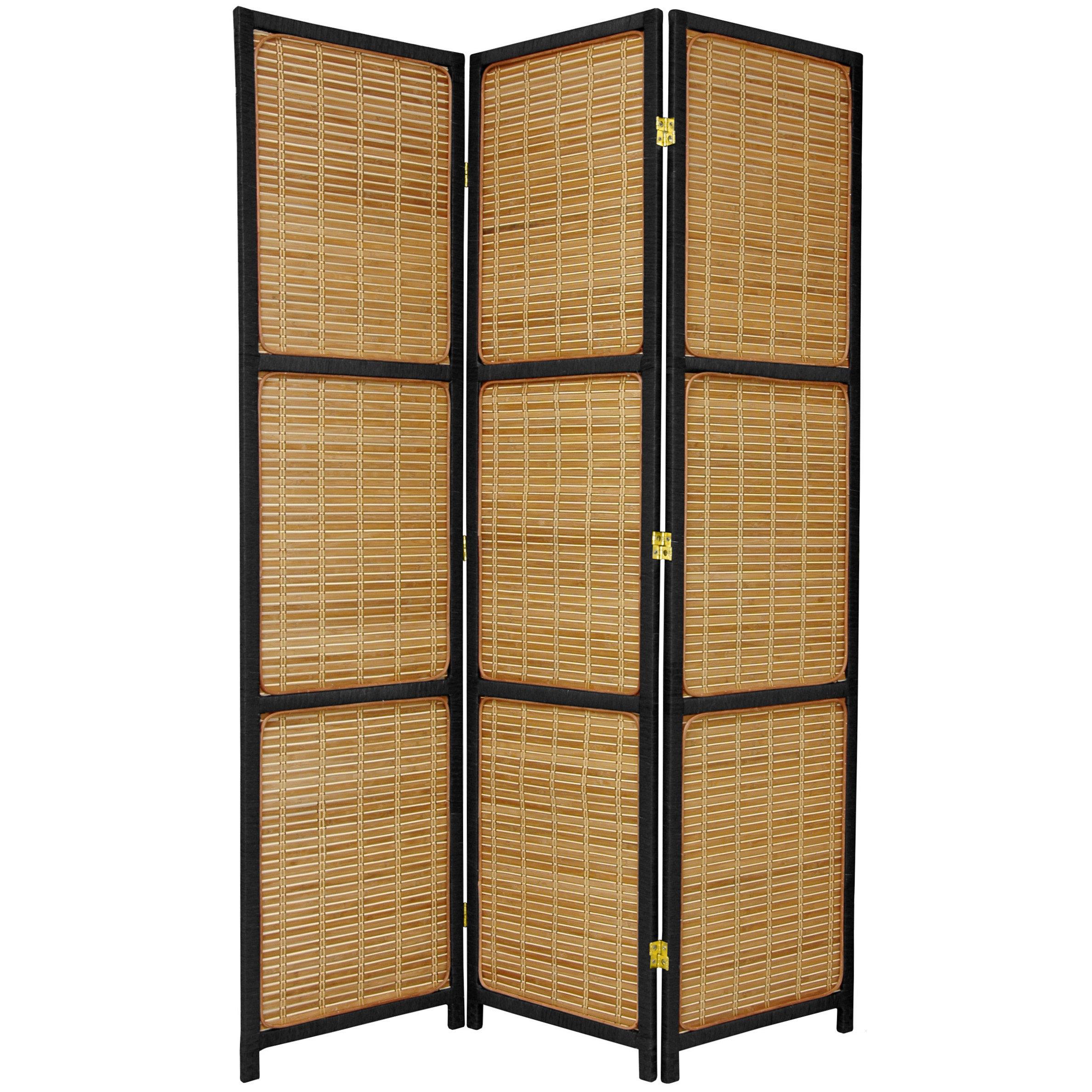 Bay Isle Home™ Macaluso 6 Ft. Tall Woven Rushes Folding Room Divider ...