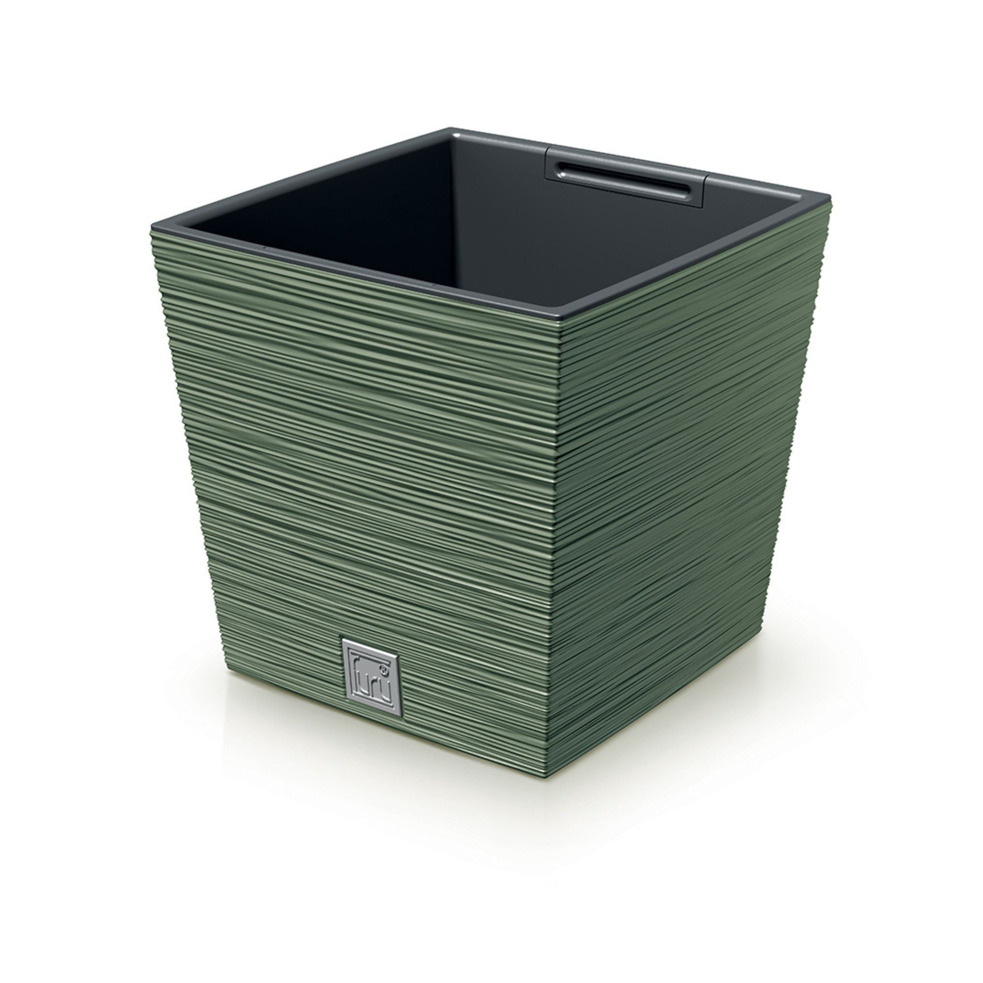Urbn-Garden Square LOW Planter Earth Green,300Mm | Wayfair.ie