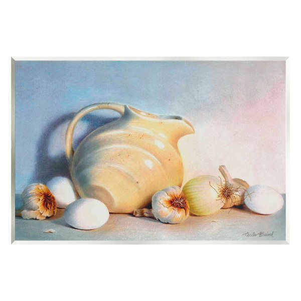 Stupell Industries Varied Vegetables Scattered Traditional Still Life ...