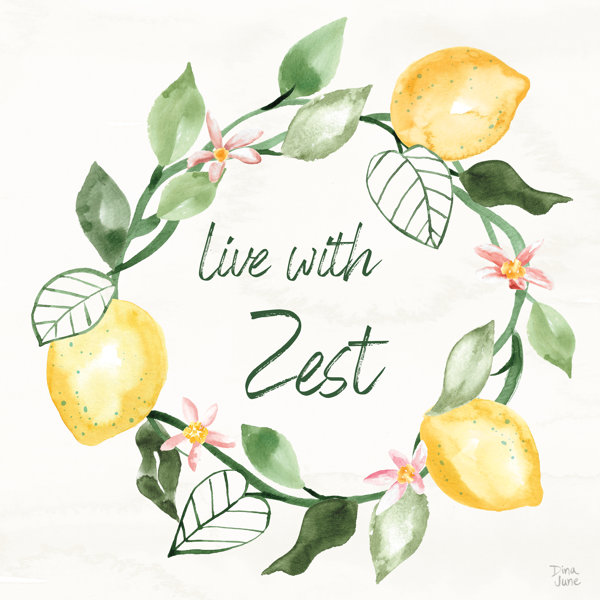 WayArt Citron Traditions VII Framed by Dina June Print | Wayfair
