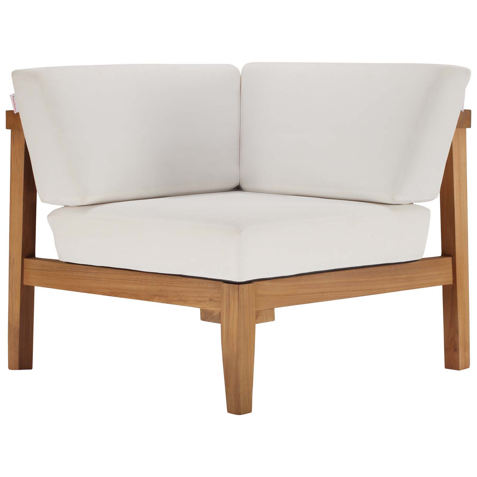 AllModern Dornburg Teak Wood Corner Patio Chair with Cushions - Wayfair ...