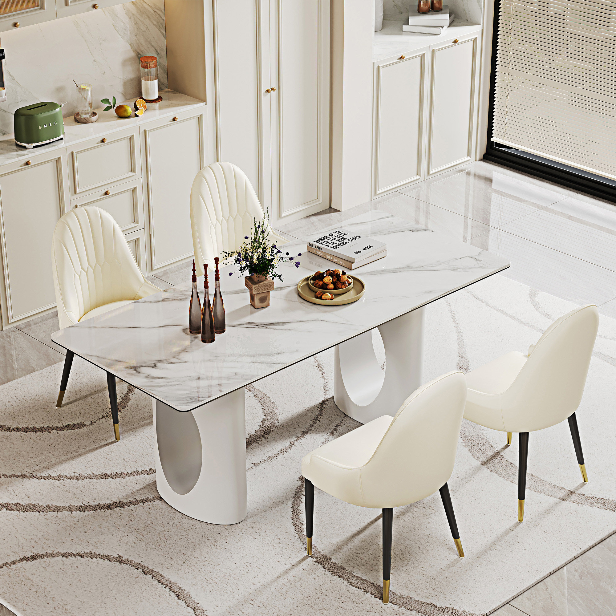 Latitude Run® 0.47" Thick Sintered Stone Composite Tempered Glass Top ...