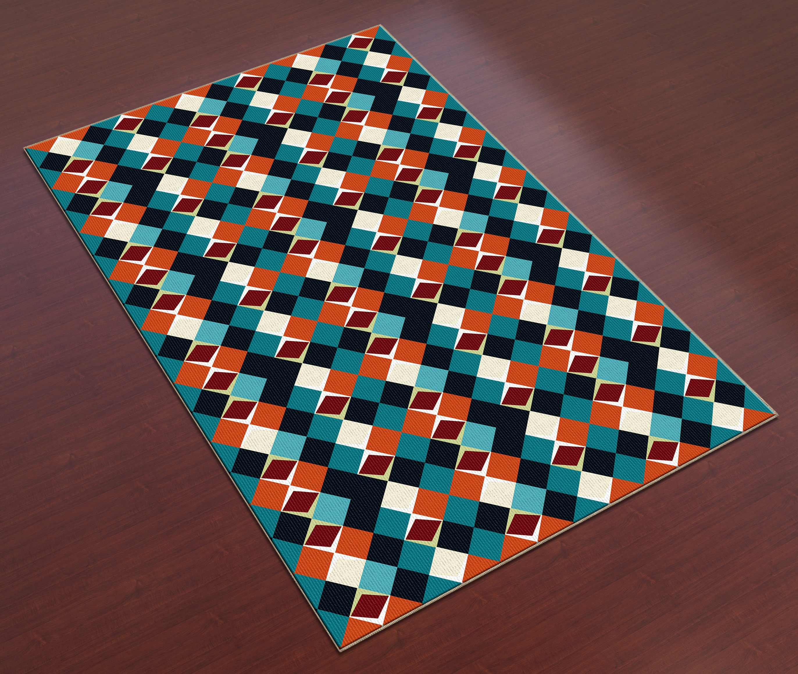 East Urban Home Cortlin Area Rug with Non-Slip Backing | Wayfair