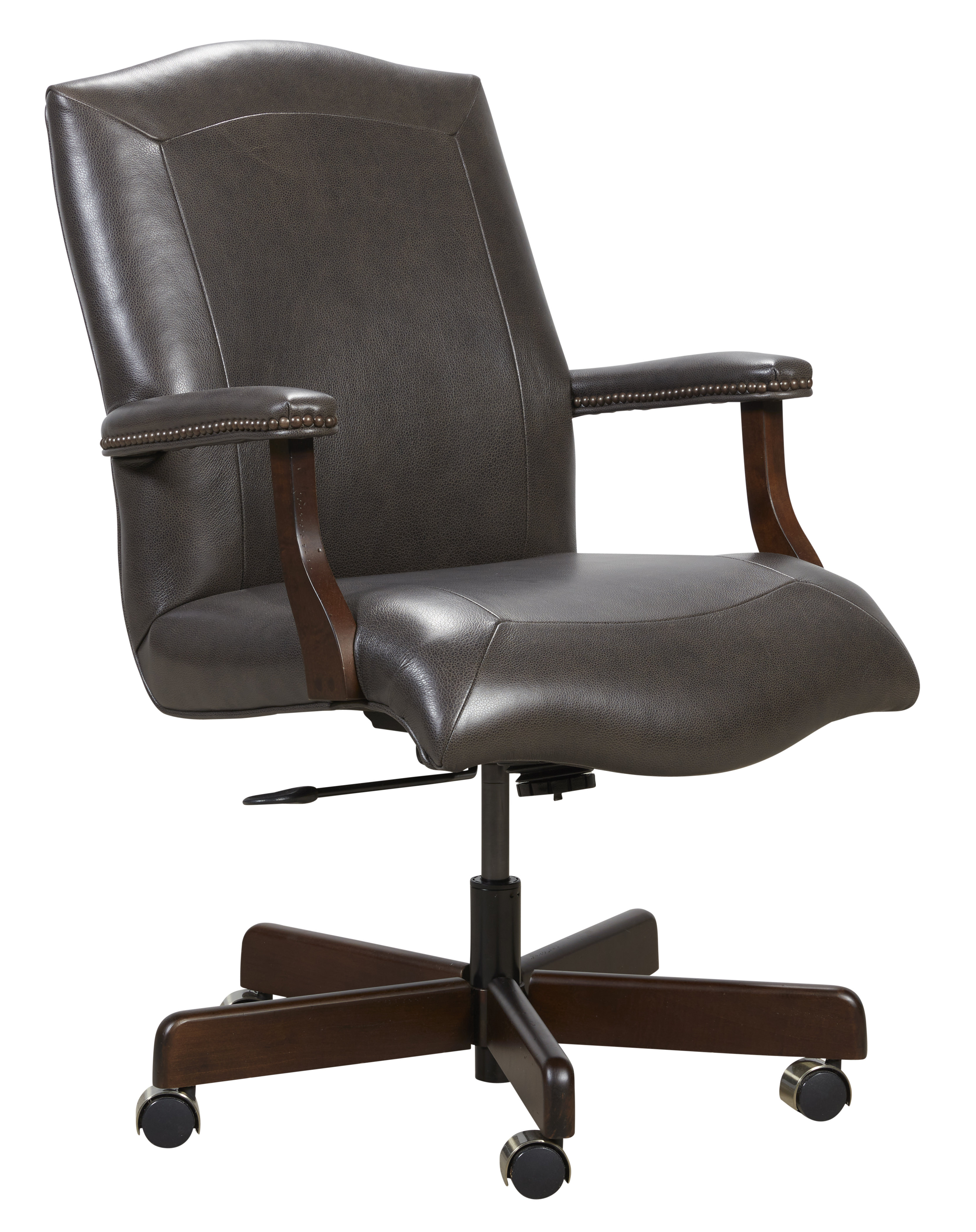 Fairfield Chair Taft Office Swivel Genuine Leather Executive Chair ...