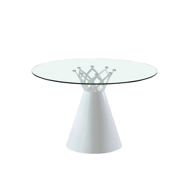 Orren Ellis Dining Table With White Colour Base - Wayfair Canada