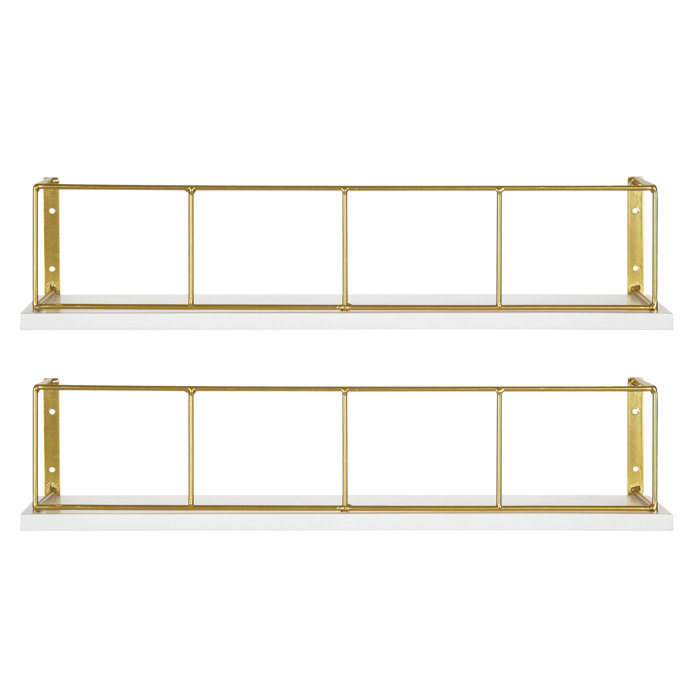 Mercer41 Cazeau 2 Piece Floating Shelf & Reviews | Wayfair