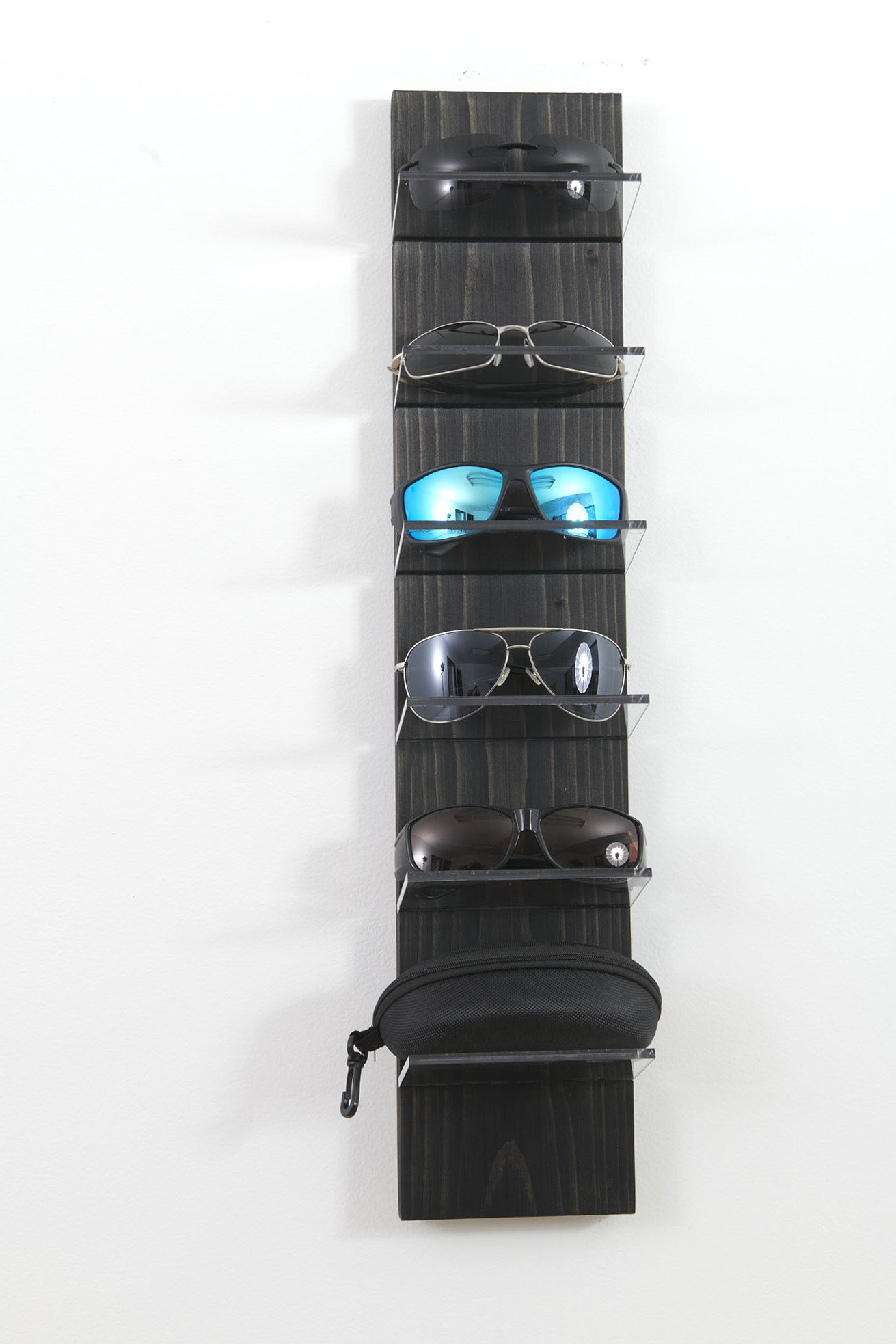 Ebern Designs Acrylic Sunglass Organizer | Sunglasses Organizer ...