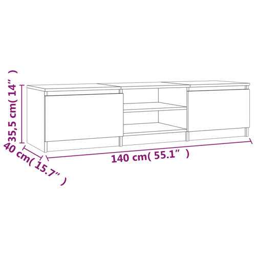 Zipcode Design Alexio TV Stand for TVs up to 60" & Reviews | Wayfair.co.uk