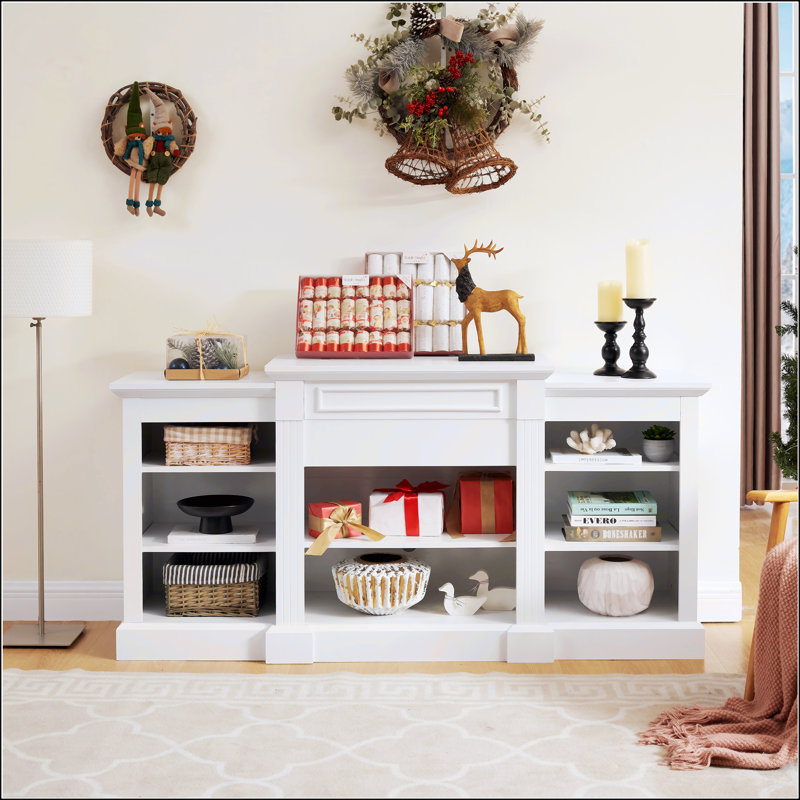 Lark Manor™ Media Console Table With Large Storage Cabinet | Wayfair