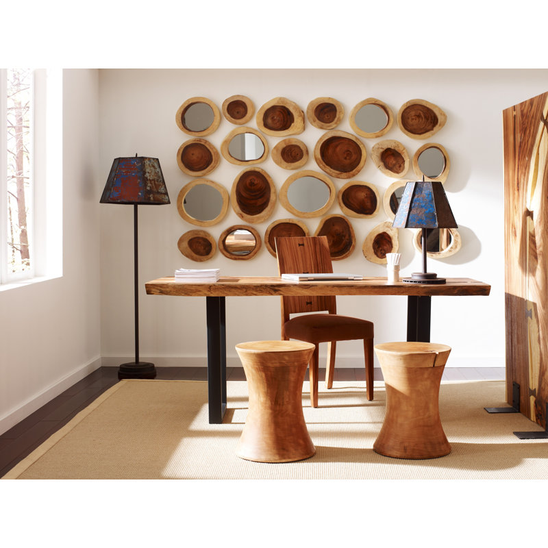 Union Rustic Handmade Rustic Abstract Wall Decor on Solid Wood ...