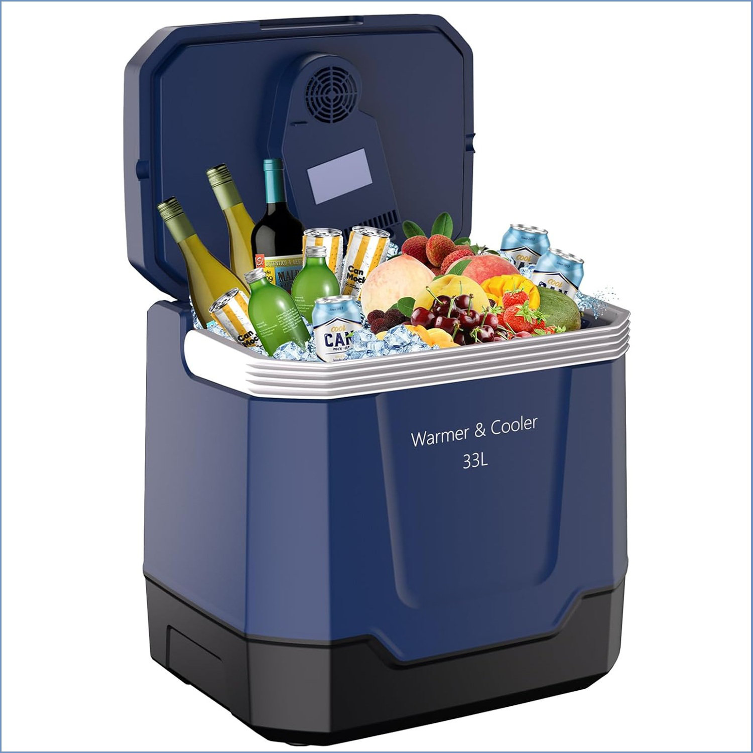 babevy 35 Quart (33 L) Electric Cooler & Warmer, Portable Car ...