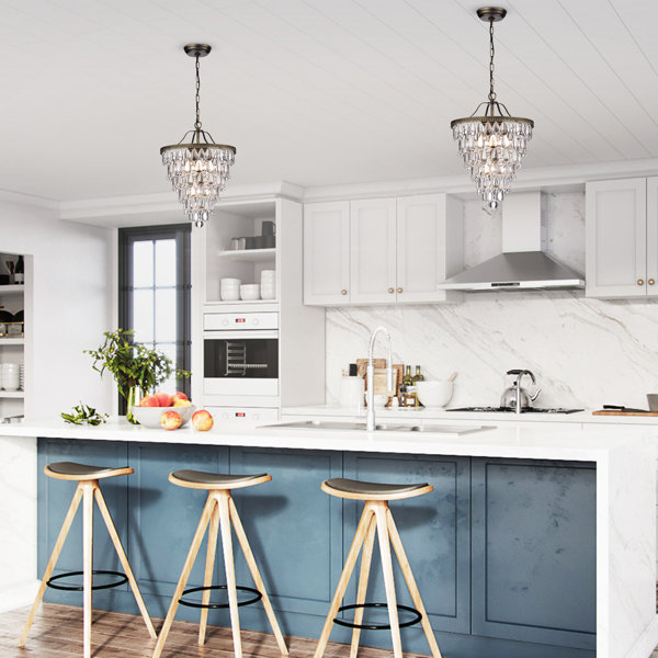 Willa Arlo™ Interiors Blaise 4 - Light Unique Tiered Chandelier with ...